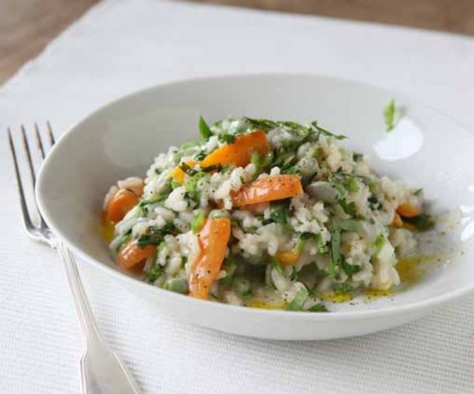 Baby Carrot and Broad Bean Risotto | River Cottage