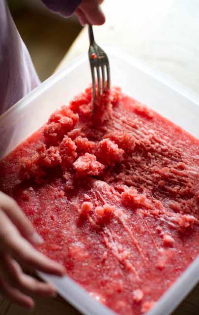 Strawberry granita | River Cottage