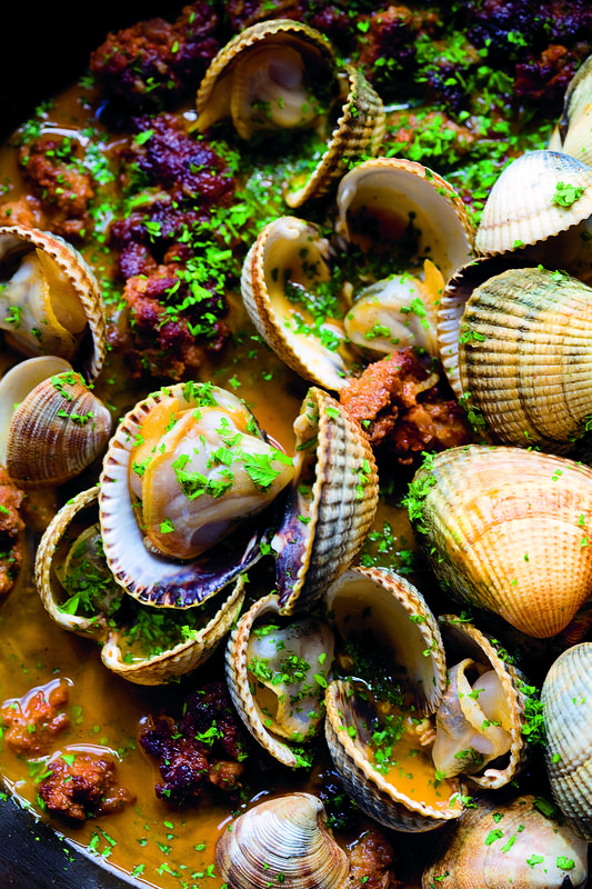 Cockles with chorizo | River Cottage